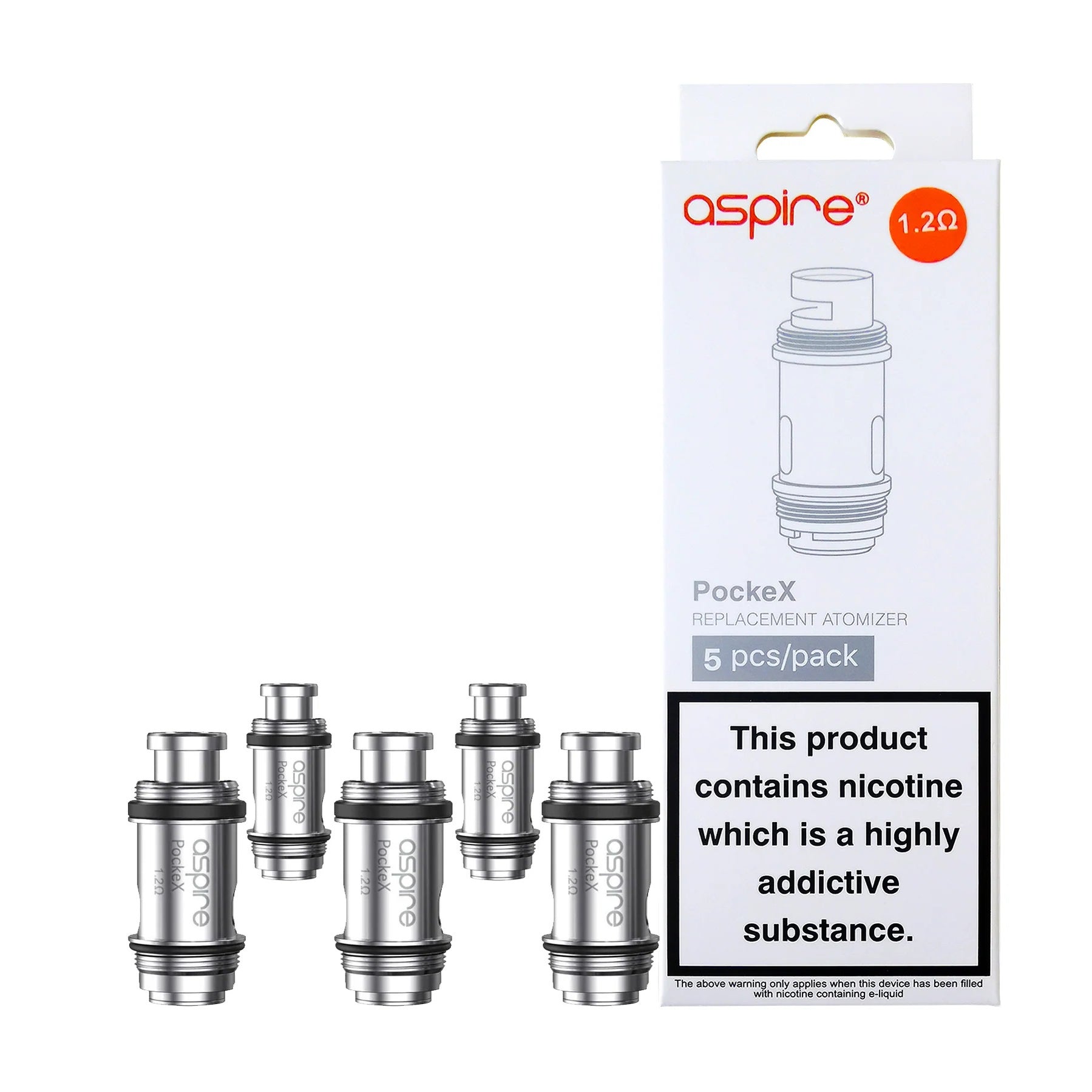 Aspire PockeX Coils (5 pack) — Vape Saloon